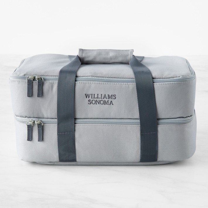 Hold Everything Insulated Dual Compartment Food Carrier | Williams Sonoma