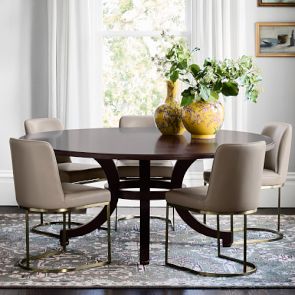 Wells Wood Round Dining Table (72") | Williams Sonoma