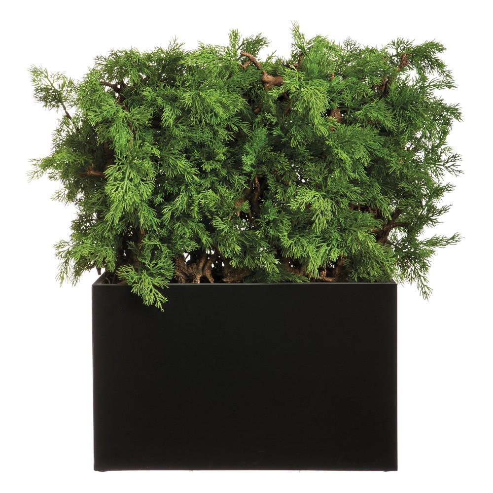 UV Protected Faux Juniper Hedge, 29" | Williams Sonoma