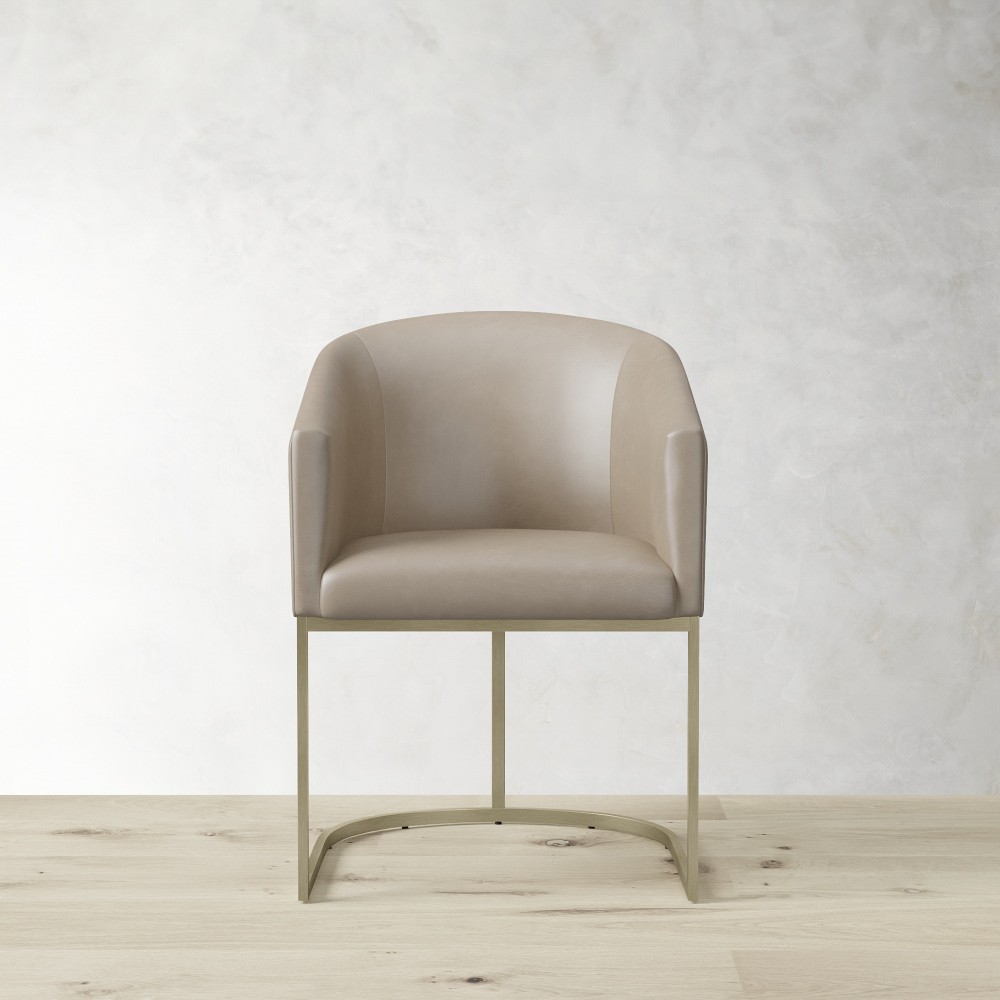OPEN BOX: Bradley Curved Back Arm Chair | Williams Sonoma
