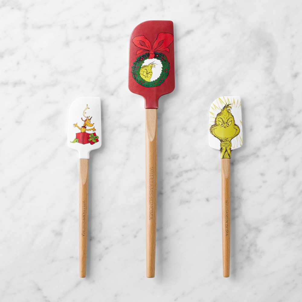 The Grinch™ Spatulas | Christmas Baking Tools | Williams Sonoma