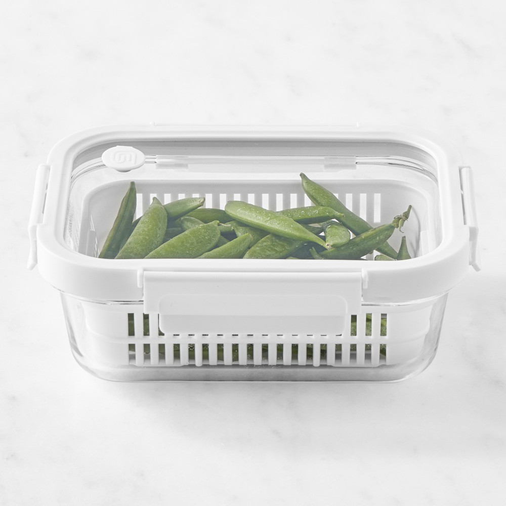 Hold Everything Fridge Colander and Glass Storage Container | Williams ...