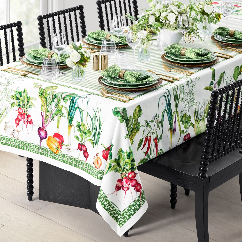 Garden Vegetable Tablecloth | Williams Sonoma