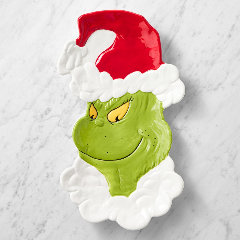 The Grinch™ Figural Platter | Williams Sonoma