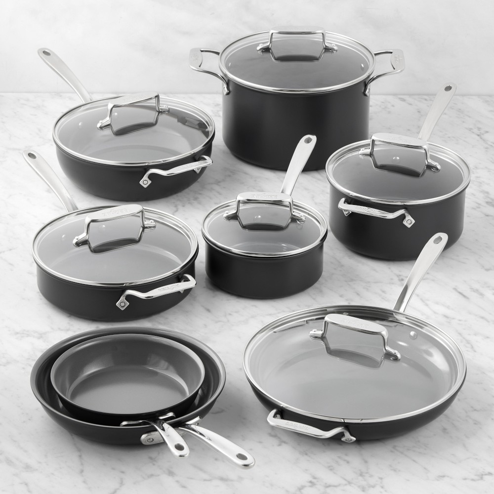 All-Clad NS Pro Ceramic 14-Piece Cookware Set | Williams Sonoma