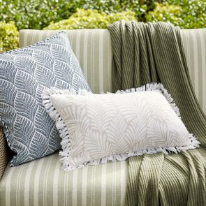 Frond Outdoor Pillow Cover, Sand | Williams Sonoma