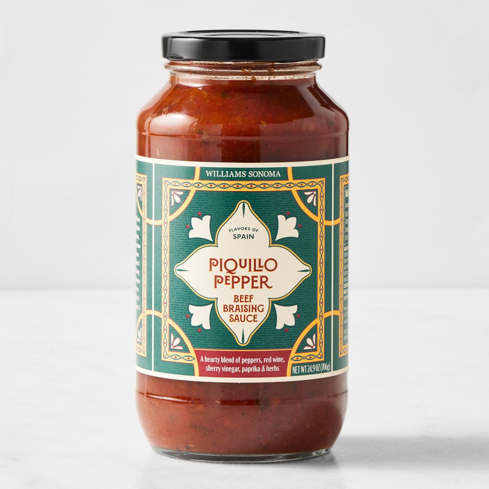 Williams Sonoma Braising Sauce, Spanish Piquillo Pepper Beef | Williams ...