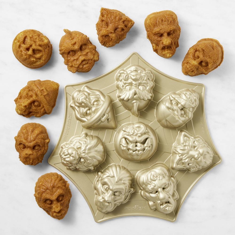 Nordic Ware Monster Mask Cakelet Pan | Williams Sonoma