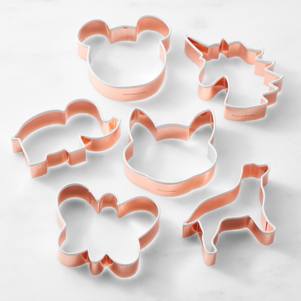 Copper Animal Cookie Cutters Set of 6 | Williams Sonoma