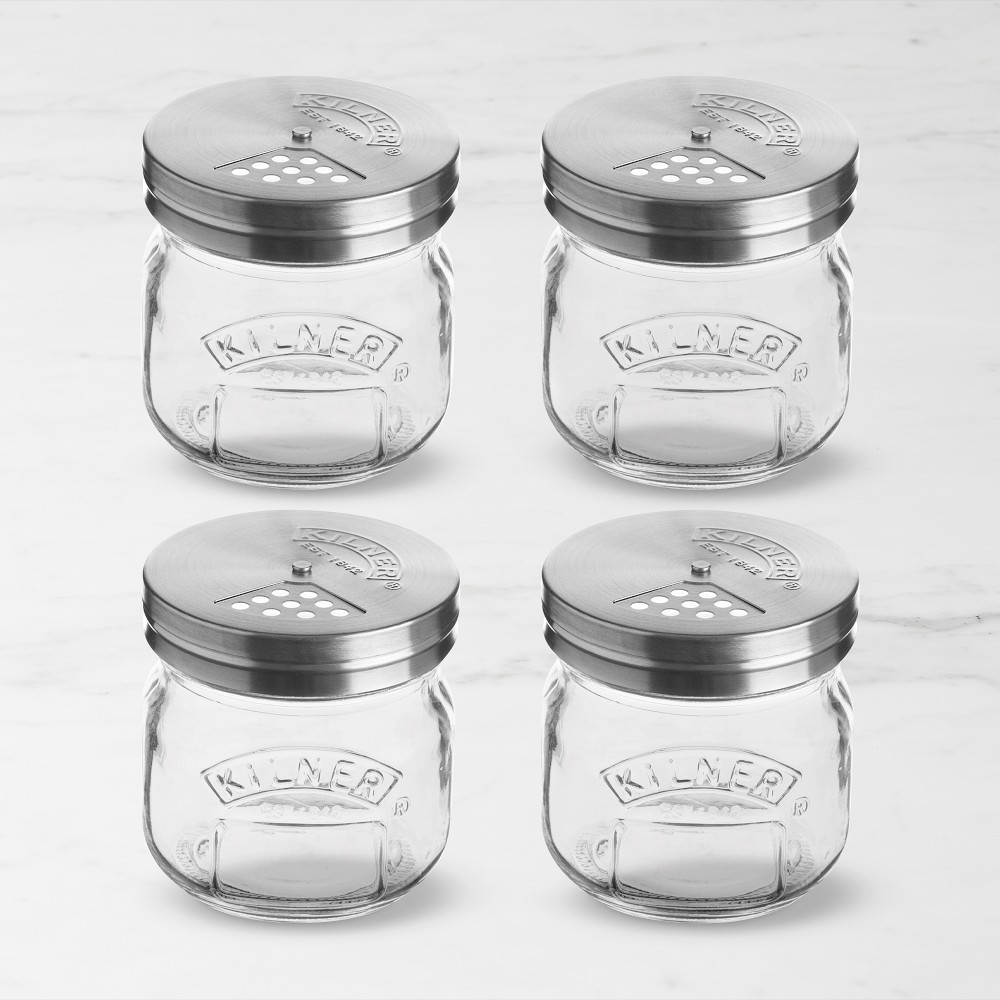 Kilner Storage Jar with Shaker Jar, Set of 4 | Williams Sonoma