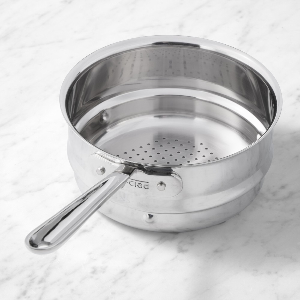 All-Clad Stainless-Steel Steamer Insert | Williams Sonoma