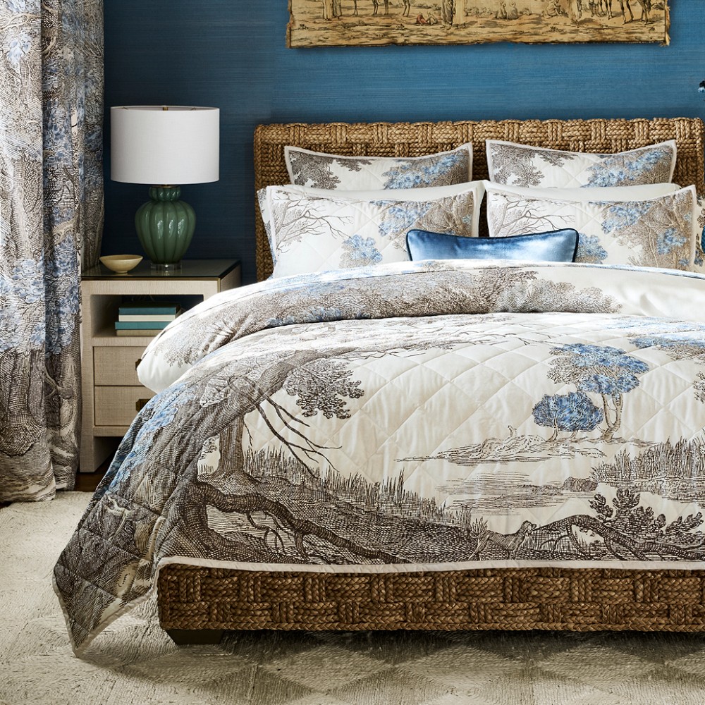 Grisaille Landscape Quilt & Shams | Williams Sonoma