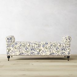 Soho Roll Arm Bench 63" – Antique Brass | Williams Sonoma