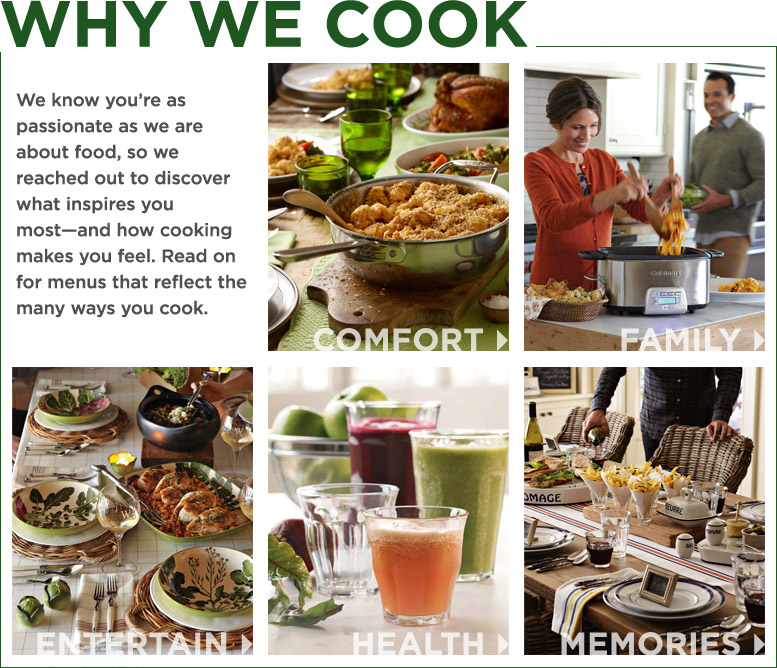 Why We Cook | Williams Sonoma