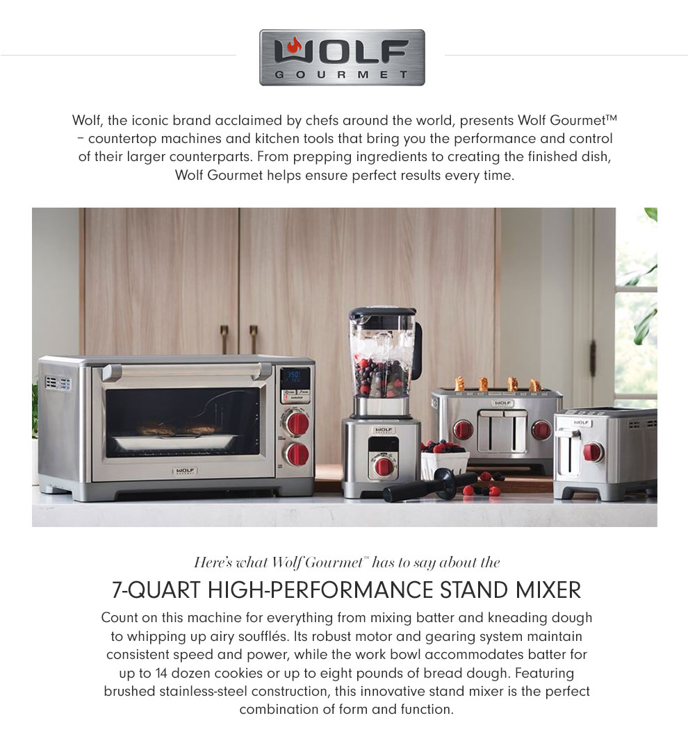 Wolf Gourmet High Performance Stand Mixer 7-Qt. | Williams Sonoma