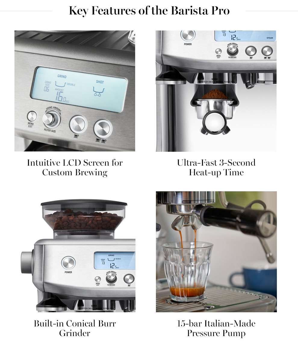 Breville Barista Pro Espresso Machine | Williams Sonoma