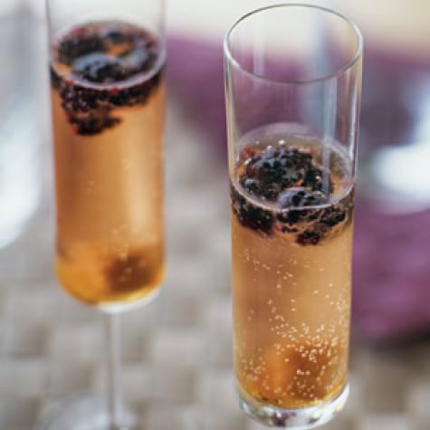 Blackberry Champagne Cocktail | Williams Sonoma