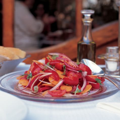 “Red Salad” of Tomatoes, Carrots and Red Onions (Insalata Rossa ...