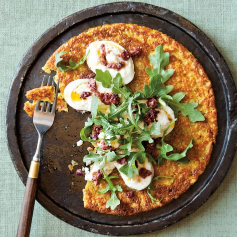 Crisp Socca with Burrata, Greens and Olive Dressing | Williams Sonoma