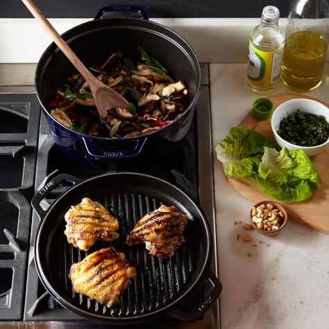 Seamus Mullen’s Asian Braised Chicken in Lettuce Cups | Williams Sonoma