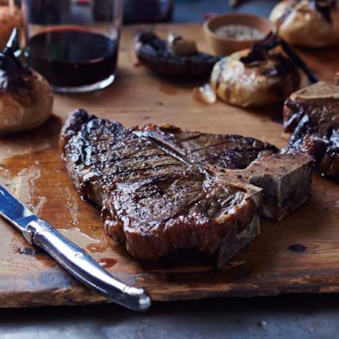 Grilled Porterhouse with Romesco | Williams Sonoma