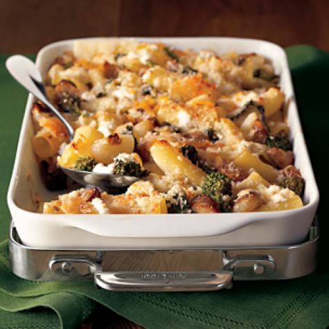 Baked Rigatoni with Sausage & Broccoli Rabe | Williams Sonoma