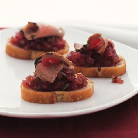 Red Onion Marmalade & Pork Canapés | Williams Sonoma