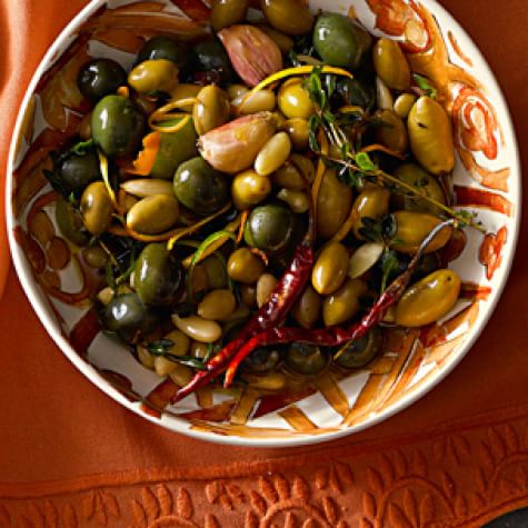 Green Olives with Raw Almonds | Williams Sonoma