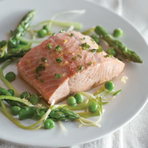 Salmon with Spring Vegetables | Williams Sonoma