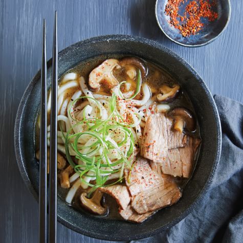 Slow-Cooker Ginger Beef Udon Noodle Bowl | Williams Sonoma