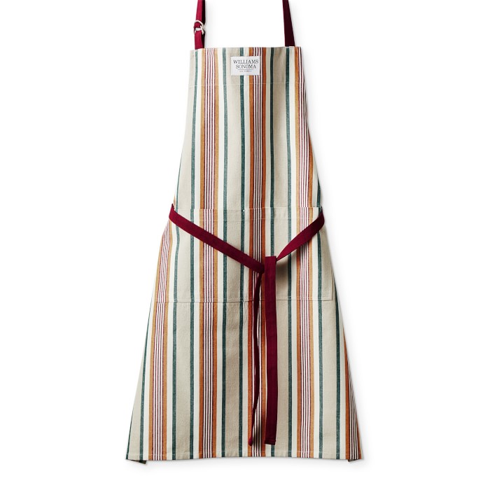 Williams Sonoma Autumn Stripe Apron | Williams Sonoma