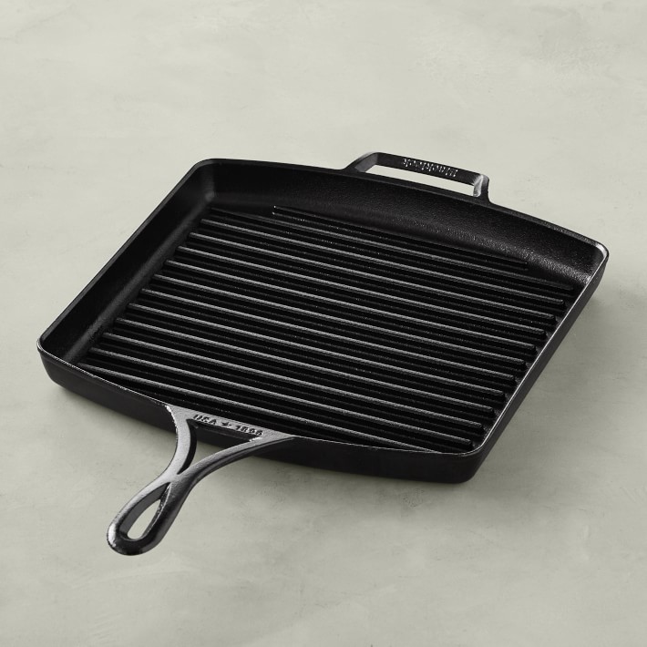 Skillet 10.25 Inches Lodge Blacklock 12" Cast Iron Grill Pan - Triple ...