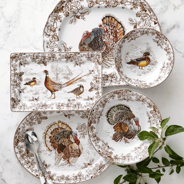 Plymouth Turkey Extra Large Serving Platter | Williams Sonoma CA ...