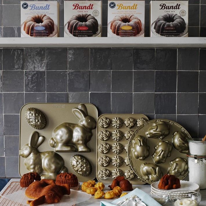 Nordic Ware Mini Easter Bunny Cakelet Pan | Williams Sonoma