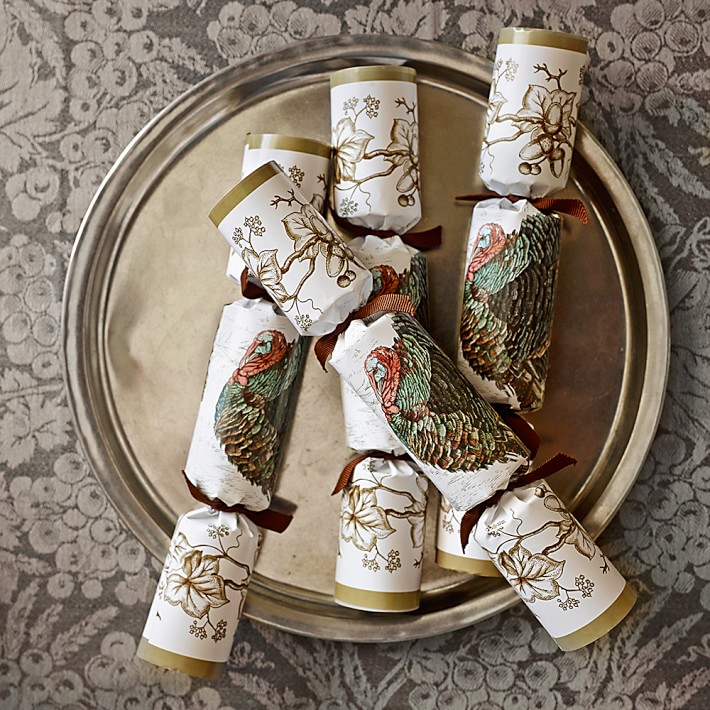 Thanksgiving Turkey Christmas Crackers | Williams Sonoma