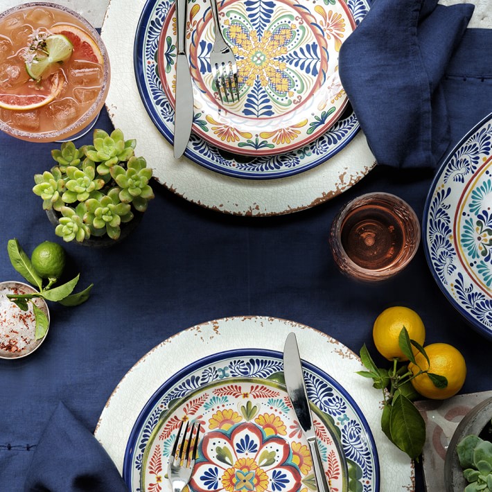 Italian Washed Linen Table Runner | Williams Sonoma