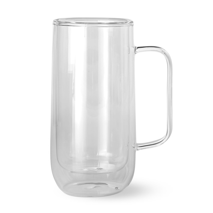 Double-Wall Glass Tall Coffee Mugs | Williams Sonoma CA | Williams Sonoma