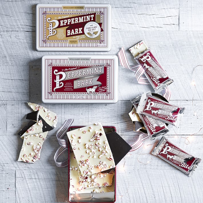 Peppermint Bark Bites - Set of 4 | Gourmet Chocolate | Williams Sonoma
