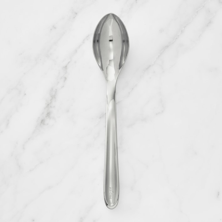 All-Clad Precision Stainless-Steel Solid Serving Spoon | Williams Sonoma