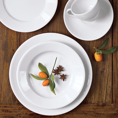 Apilco Tradition Porcelain Dinner Plates | Williams Sonoma CA ...
