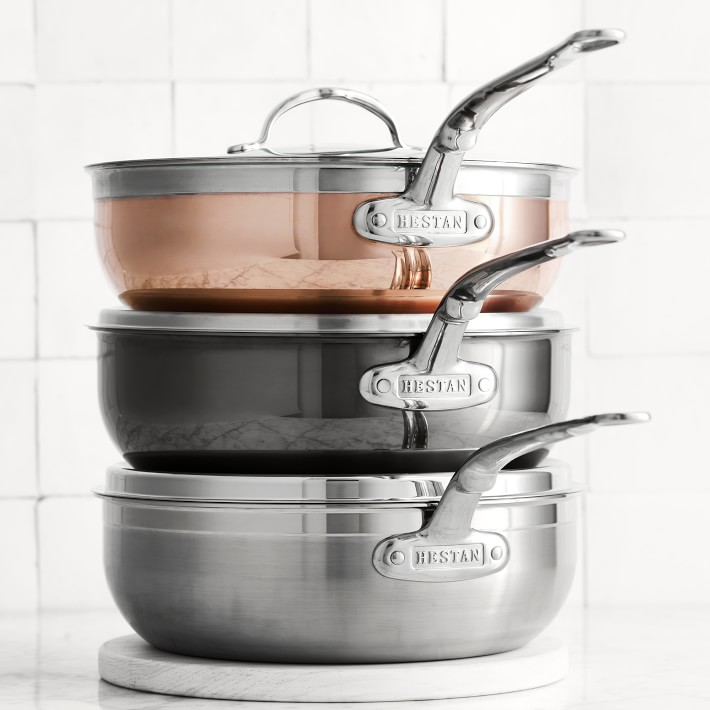 Hestan NanoBond™ Stainless-Steel Essential Pan - 5-Qt. | Williams Sonoma