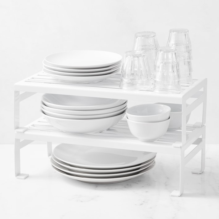 Hold Everything Metal Powder Coat Shelf Riser, Large | Williams Sonoma