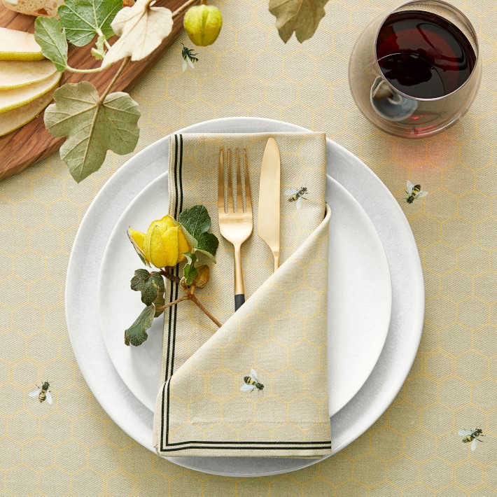 Bee Cloth Napkins - Set of 4 | Williams Sonoma