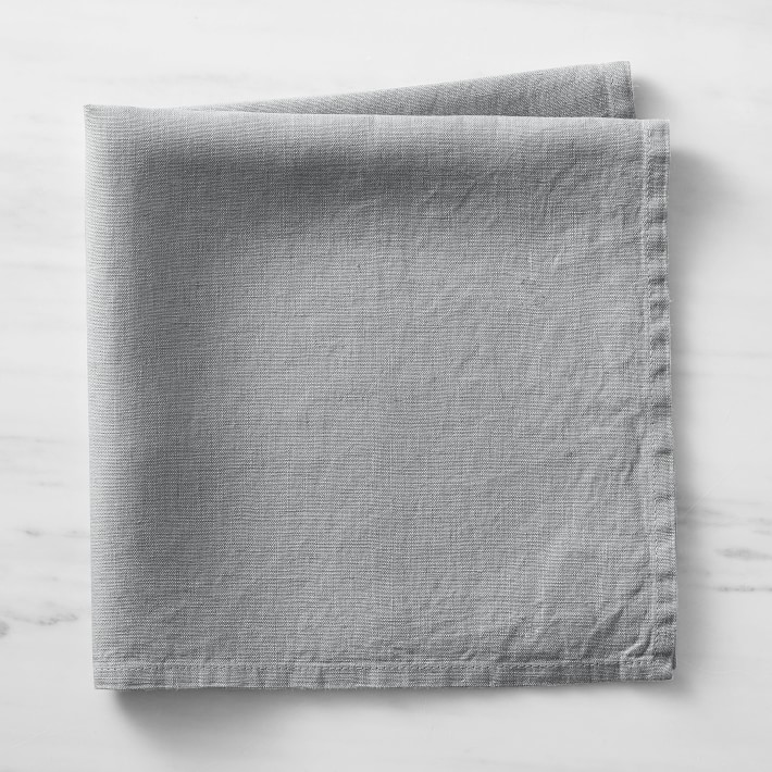 Italian Washed Linen Napkins, Set of 4 | Williams Sonoma