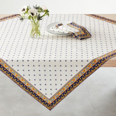 Sicily Round Tablecloth - 70" | Williams Sonoma