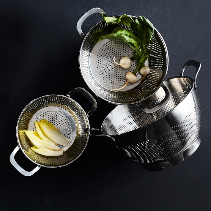 Williams Sonoma Stainless-Steel Colanders | Williams Sonoma Williams Sonoma Stainless-Steel Colanders | Williams Sonoma