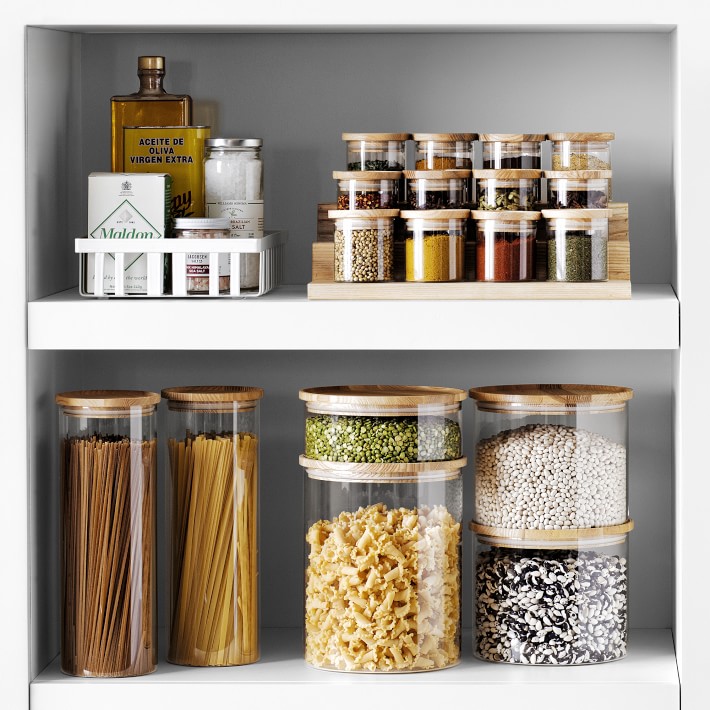 Hold Everything Stacking Glass Canister | Williams Sonoma CA | Williams ...