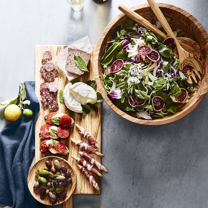 Olivewood Salad Bowl | Williams Sonoma