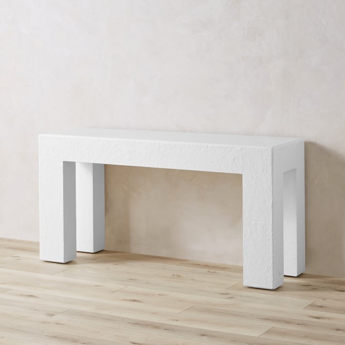 Matte White 60" Console | Williams Sonoma