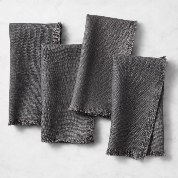 Fringed Napkins, Set of 4 | Williams Sonoma